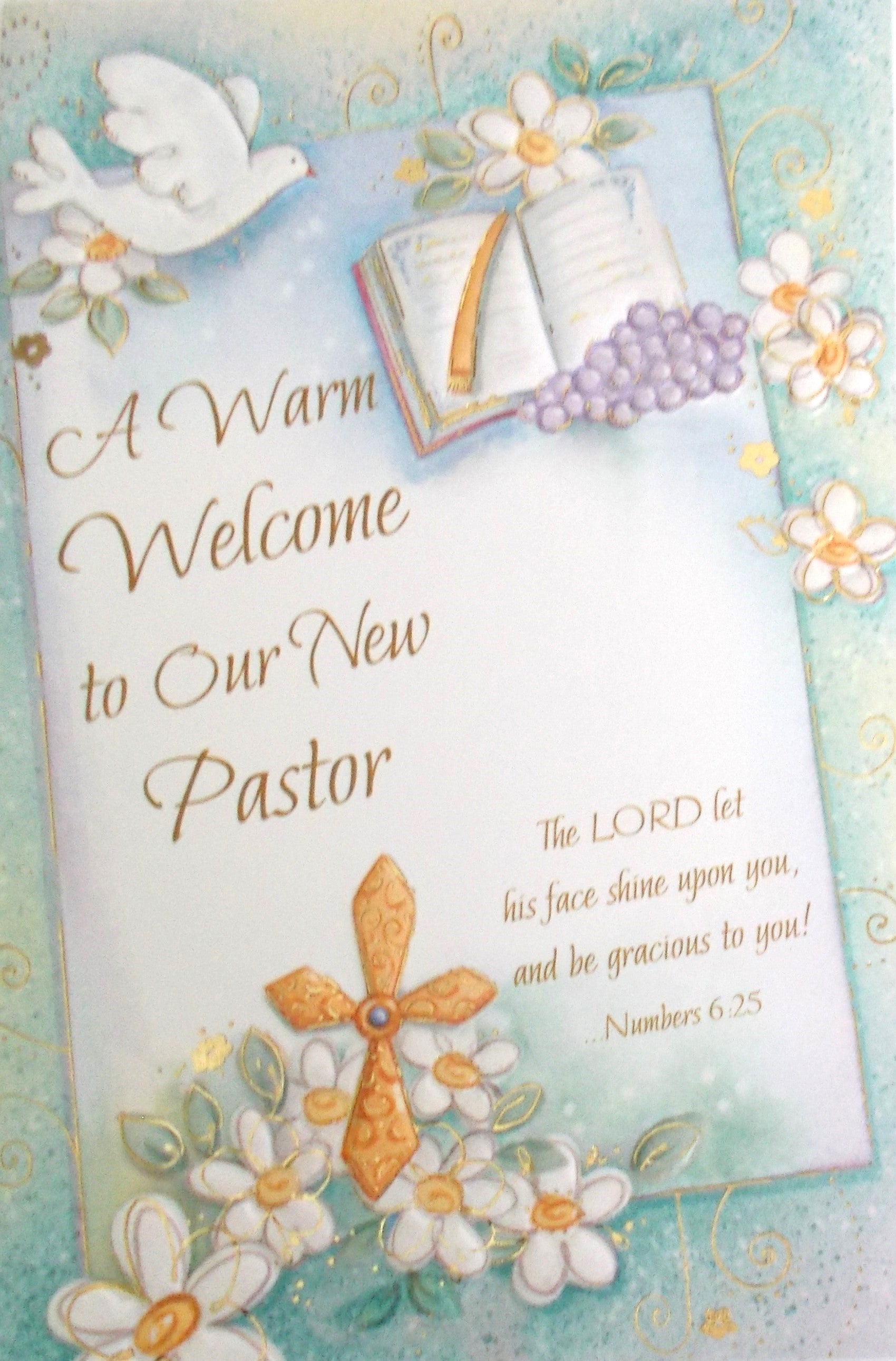 Welcome New Pastor Greeting Card – Lumen Christi Books & Gifts
